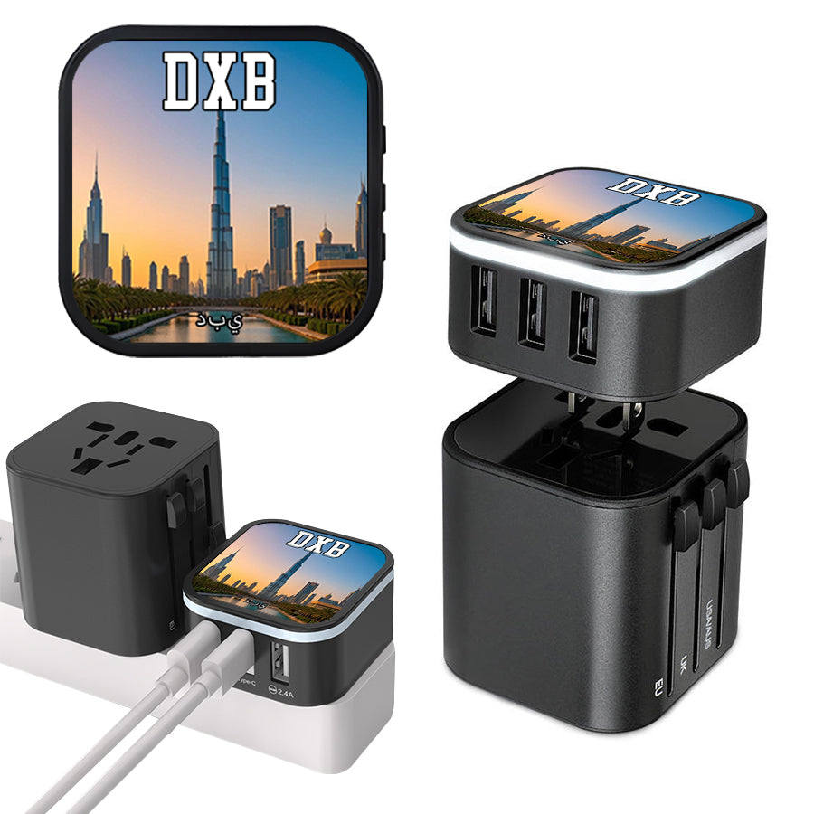 Dubai Burj Khalifa Multiport Adapter Kit Local Goods Shop – Wowtechpromos